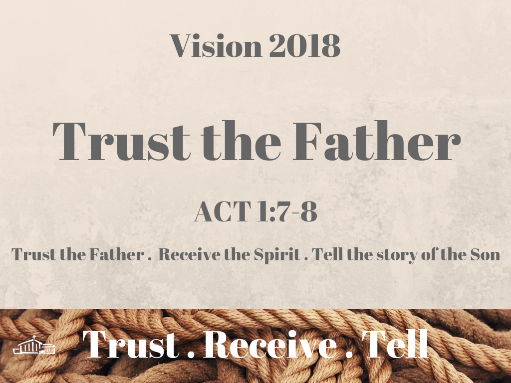Trust-Receive-Tell : Trust the Father – Yardley Baptist Church